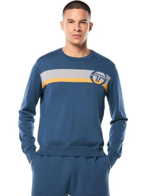 SERGIO TACCHINI Fausto Crewneck Sweater - Key Largo