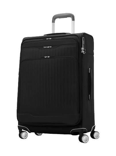 SAMSONITE Silhouette 18 Softside Expandable Checked Spinner Luggage - Black