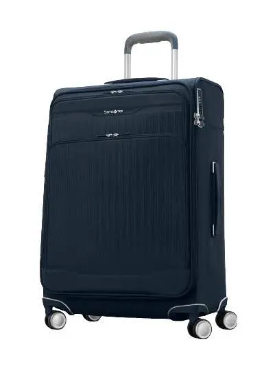SAMSONITE Silhouette 18 Softside Expandable 25" Checked Spinner - Deep Navy
