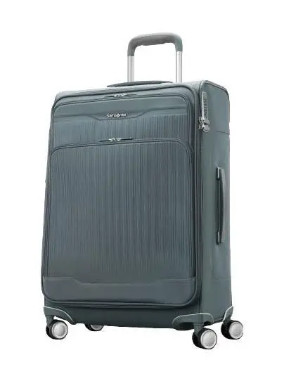 SAMSONITE Silhouette 18 Softside Expandable 25" Checked Spinner - Slate Blue