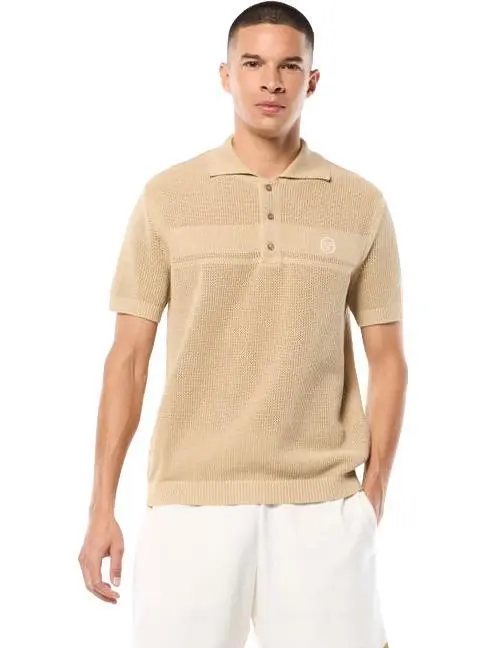 SERGIO TACCHINI Sabino Knit Polo - Mojave Desert