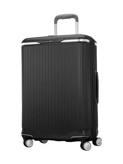SAMSONITE Silhouette 18 Hardside Expandable 25" Checked Spinner - Black