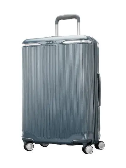 SAMSONITE Silhouette 18 Hardside Expandable 25" Checked Spinner - Slate Blue