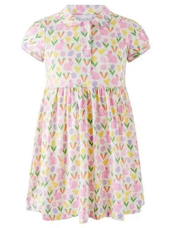 RACHEL RILEY Spring Meadows Jersey Dress - Pink