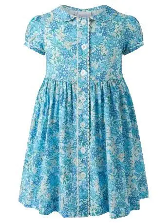 RACHEL RILEY Floral Button-front Dress - Blue