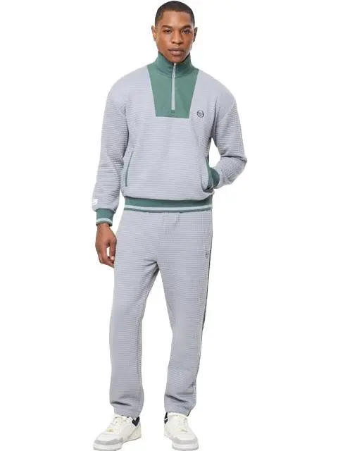 SERGIO TACCHINI Netto Quarter Zip Pullover - Sleet