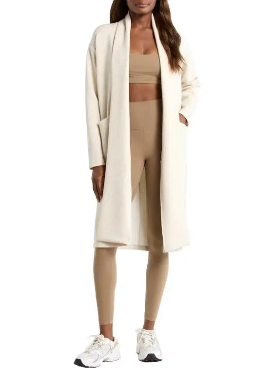 MPG Dreamweave™ Long Cardigan - Heather Brown Rice