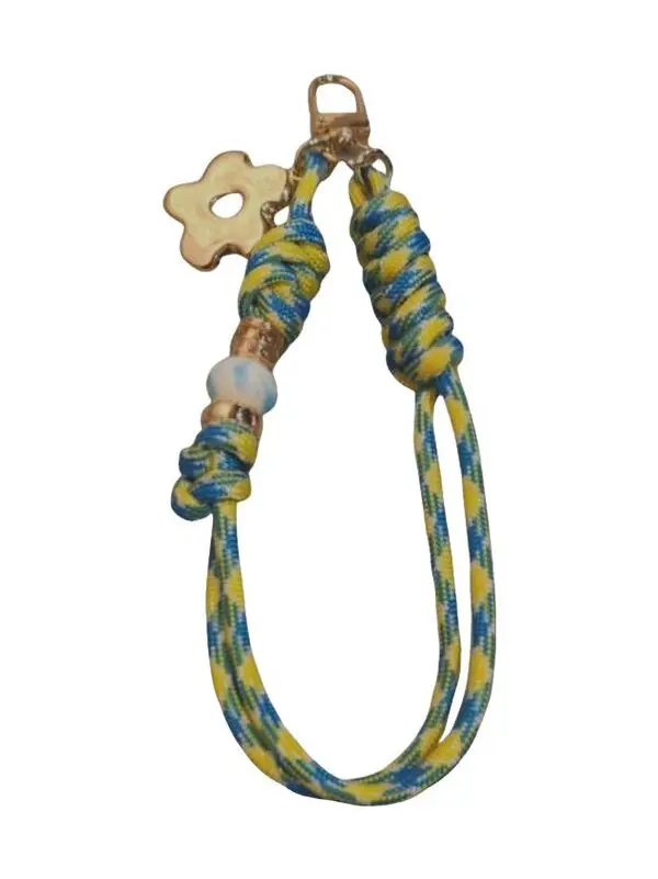 MACRAE & CO. Bag Charm With Braided Cording - Gold