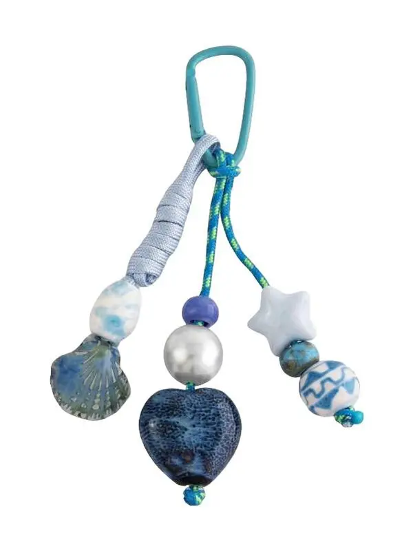 MACRAE & CO. Seashells Bag Charm - Blue