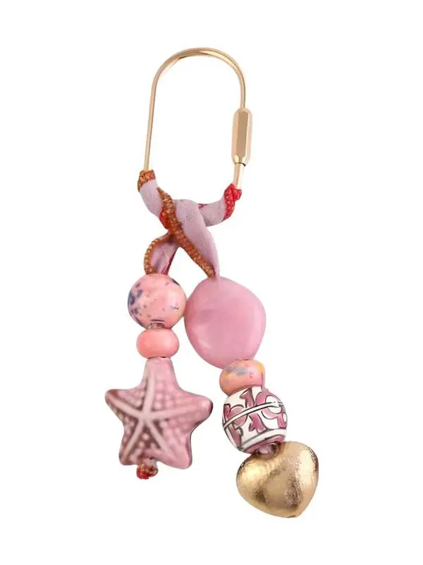 MACRAE & CO. Starfish Wonder Bag Charm - Pink