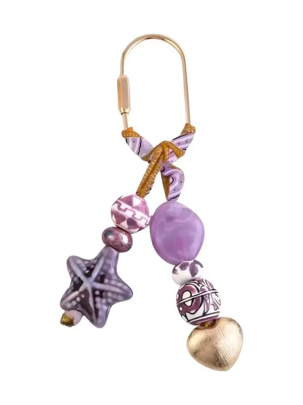 MACRAE & CO. Starfish Wonder Bag Charm - Purple