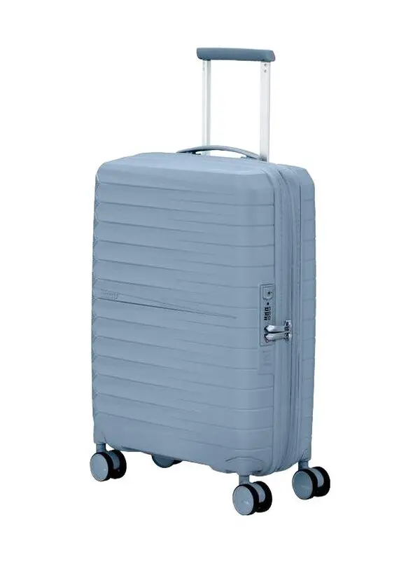 AMERICAN TOURISTER Fastfoward Expandable Hardside 22" Carry On Spinner - Steel Blue