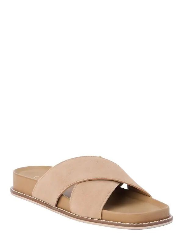 Matisse Hannah Slide Sandal - Tan Suede