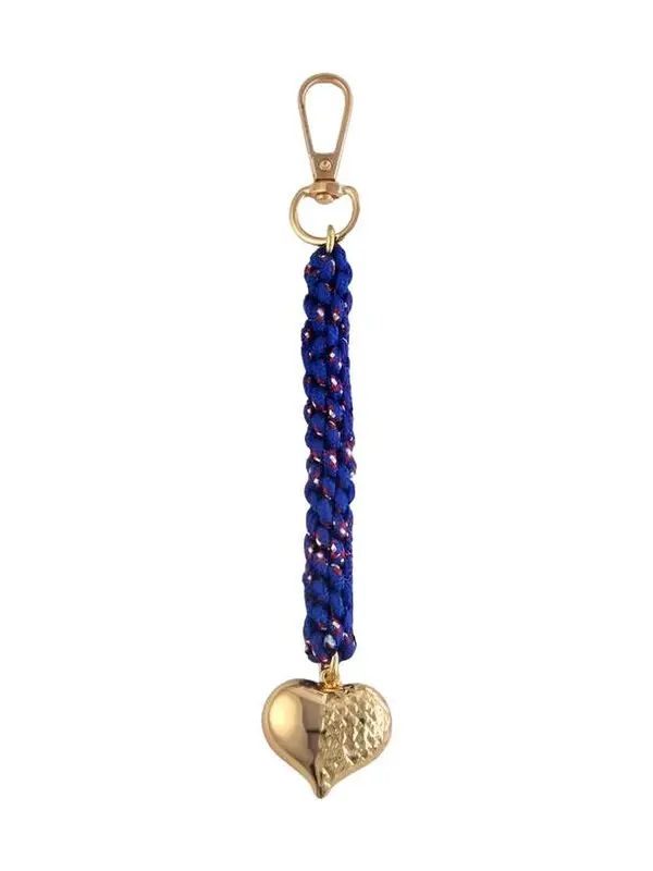 MACRAE & CO. Falling Heart Bag Charm - Blue