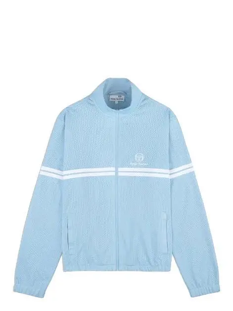 SERGIO TACCHINI Arturo Mesh Track Jacket - Dutch Canal/white