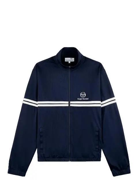 SERGIO TACCHINI Arturo Mesh Track Jacket - Maritime Blue/quiet Gray