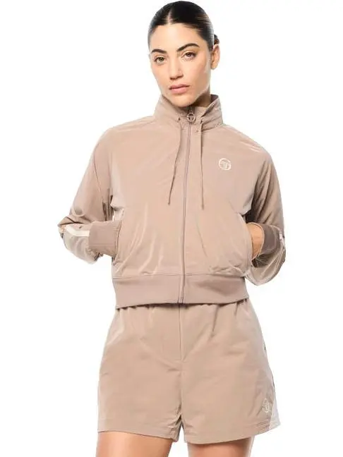 SERGIO TACCHINI Pippa Track Jacket - Taupe Grey