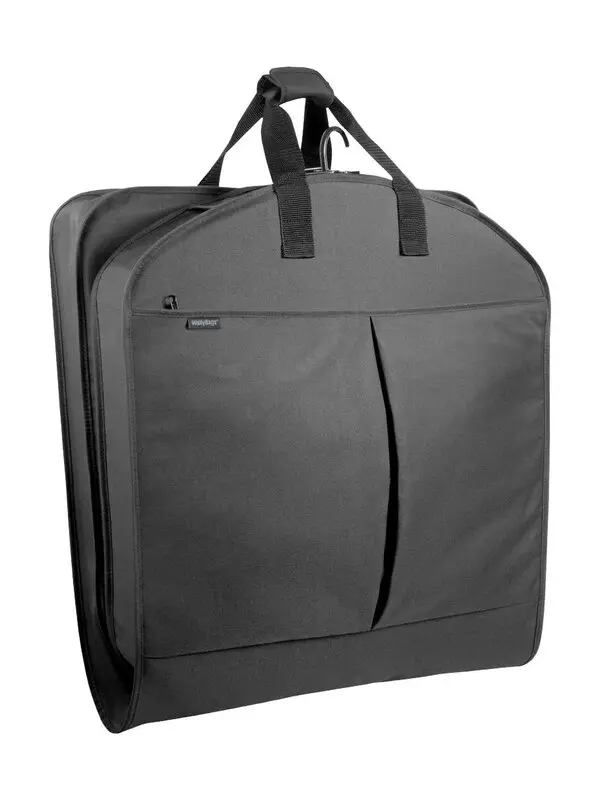 WALLYBAGS Premium 52-inch Travel Garment Bag With Pockets - Black