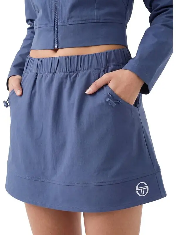 SERGIO TACCHINI Aria Track Skirt - Blue Indigo