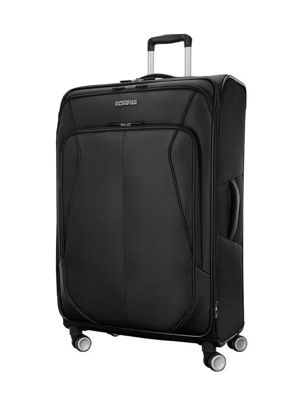 AMERICAN TOURISTER 4 Kix 3.0 Softside 28" Checked Spinner - Black