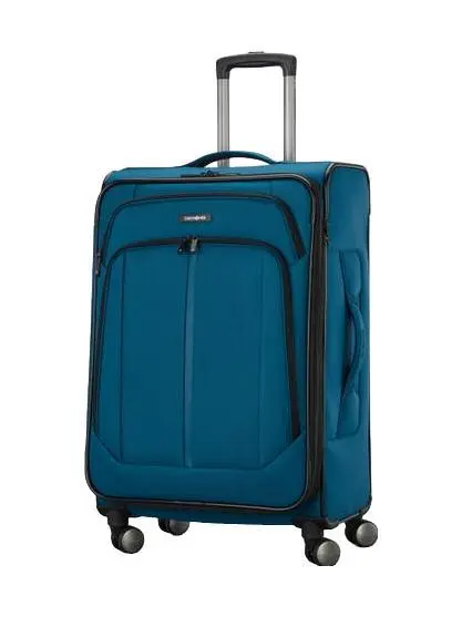SAMSONITE 25" Expandable Checked Spinner - Cerulean Blue
