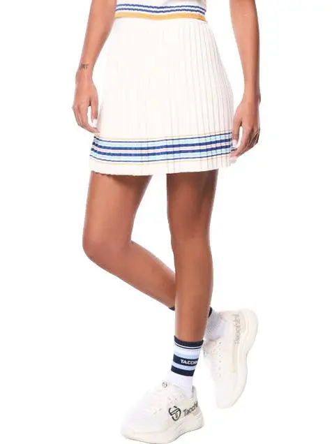 SERGIO TACCHINI Fausta Knit Skirt - Gardenia