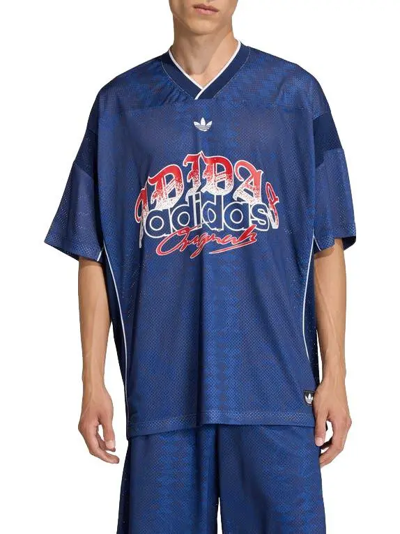 Adidas Roses Mesh Jersey - Night Indigo//