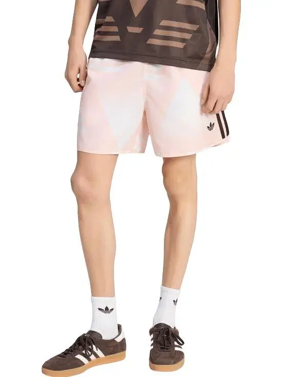 Adidas Bruised Banana Allover Print Shorts - Sandy Pink//