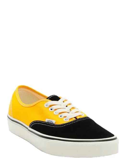 VANS Authentic Low Top Sneaker - Yellow/black