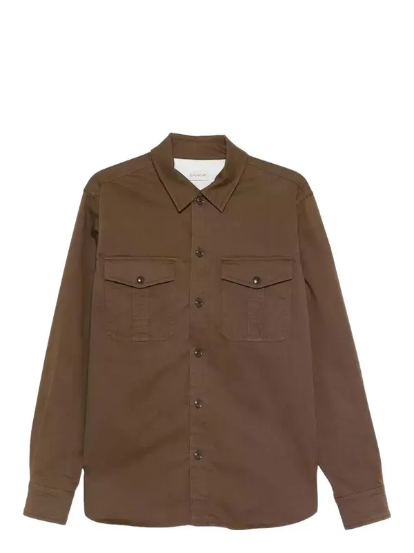 Moncler Button Pockets Jacket - Brown