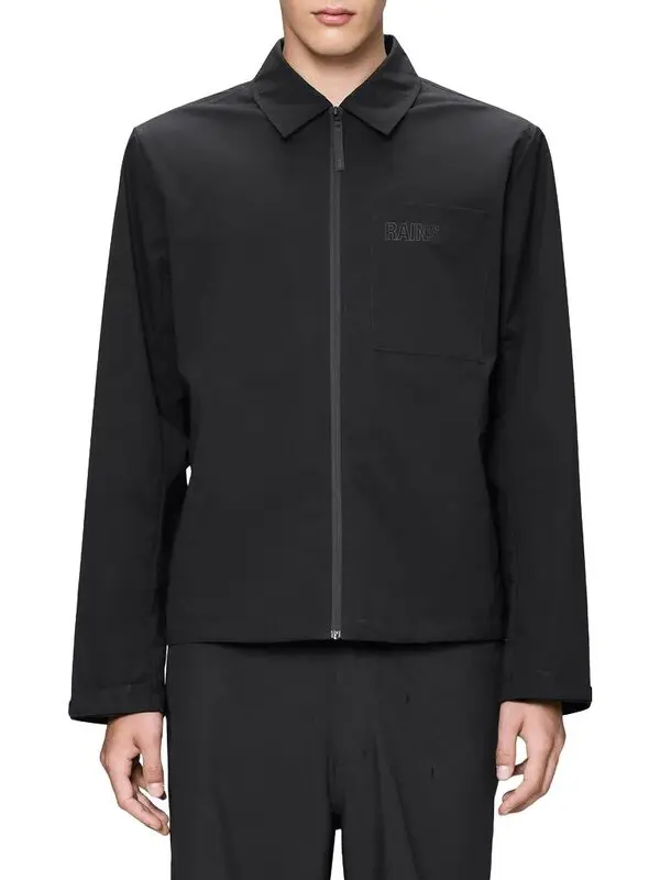 Rains Mito Water Repellent Overshirt - Black