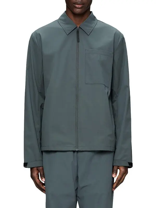 Rains Mito Water Repellent Overshirt - Dark Grey