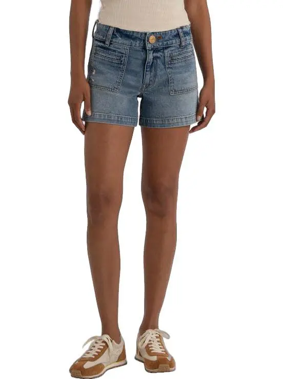 Kut From The Kloth Welt Pocket Denim Shorts - Vibes