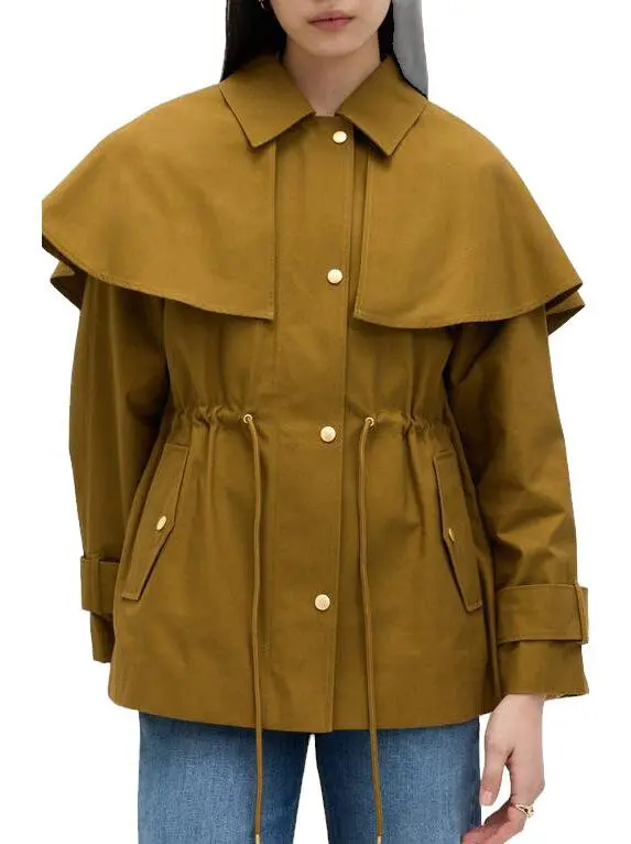 M&s Cape Parka - Brown