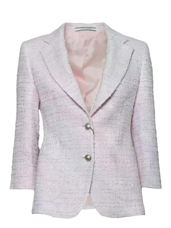 Tagliatore Buttoned Blazer - Pink