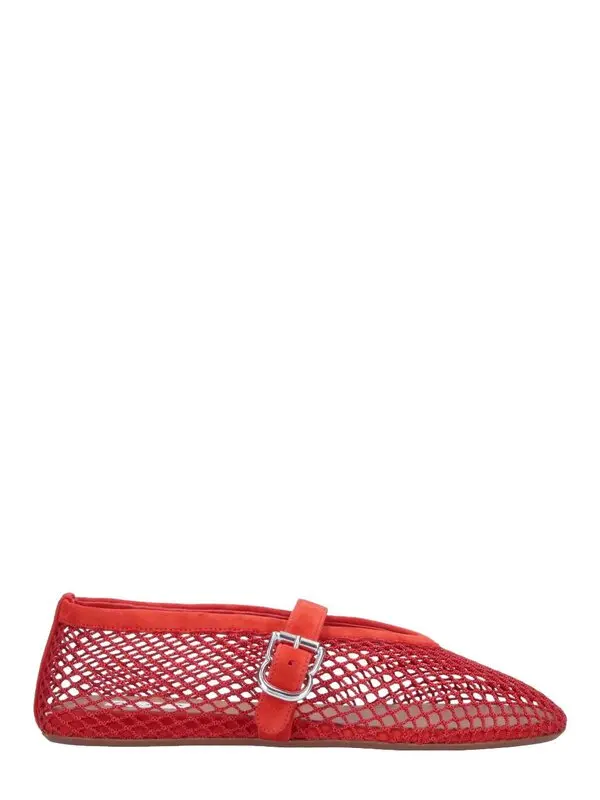 Alaïa Mesh Ballerinas - Red