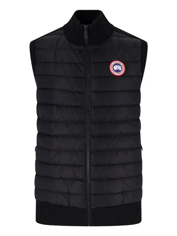 Canada Goose Hybridge Knit Padded Gilet - Black