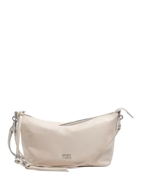 Bimba Y Lola Leather Trapecio Bag - Ivory