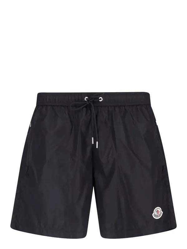Polo Ralph Lauren Beach Shorts With Logo - Black