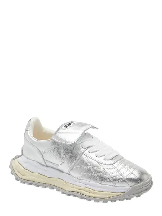 Mihara Yasuhiro Scott Og Lug-sole Low-top Sneakers - Silver