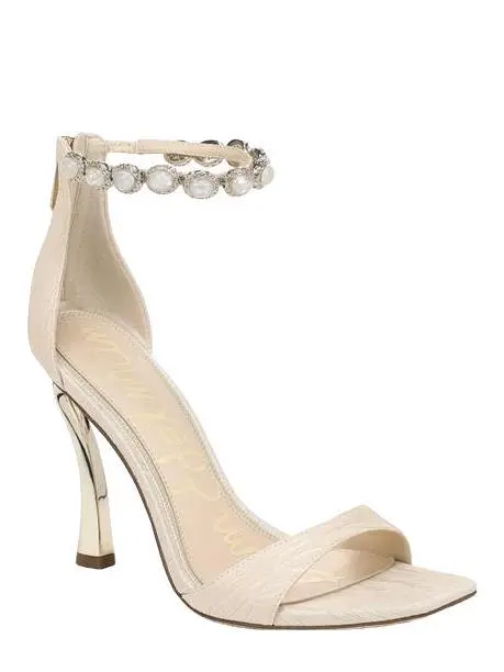 Sam Edelman Lyra Ankle Strap Sandal - Vanilla Bean
