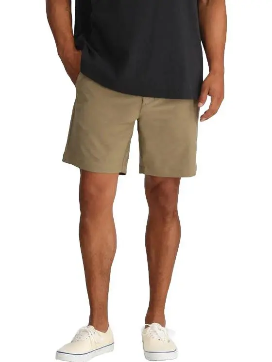 FREE FLY Palmera Hybrid Shorts - Dark Khaki