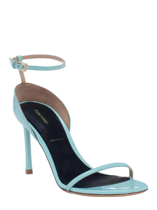 TOM FORD Vertigo Ankle Strap Sandal - Ucn Aqua