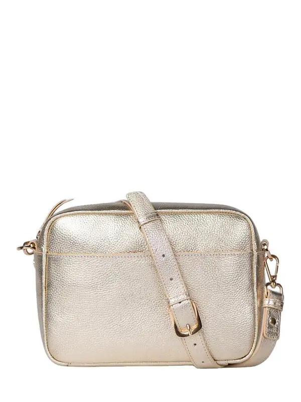 KETTLEWELL Metallic Crossbody Bag - Pale Gold Metallic