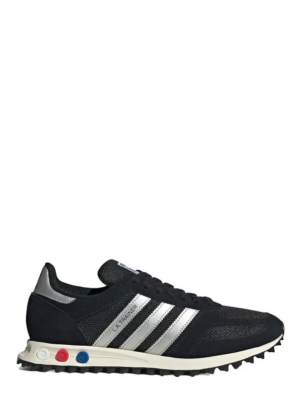 Adidas La Trainer Og Sneakers - Core Black/silver Metallic/off White