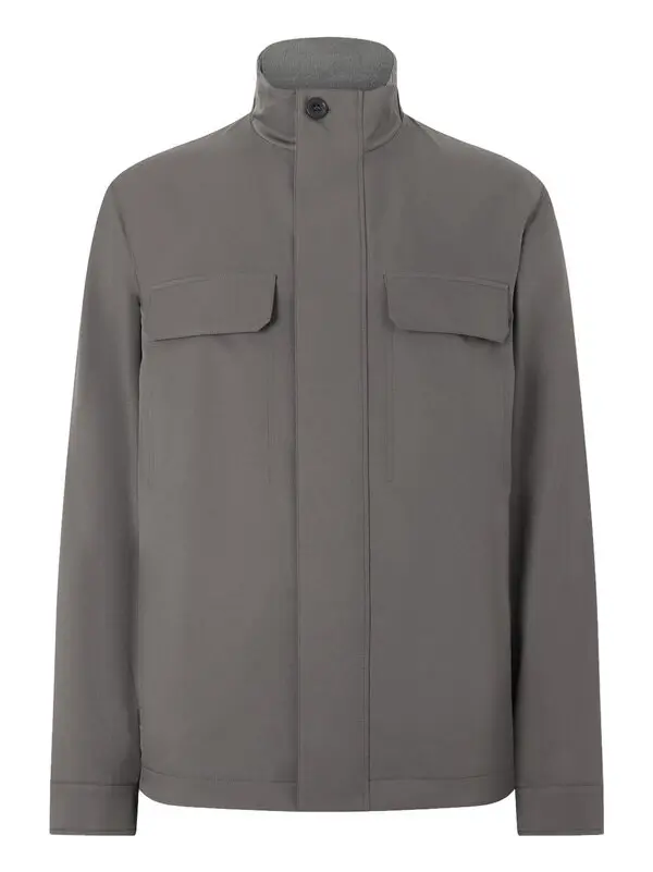 Zegna Shell Jacket - Brown