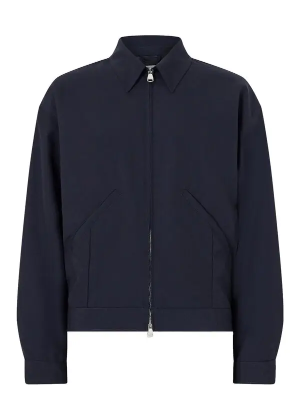 VALSTAR Stan Wool Bomber Jacket - Blue