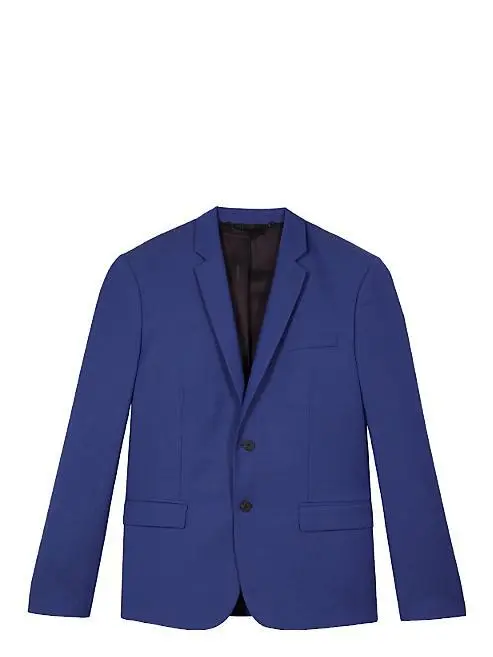 The Kooples Single-breasted Notch-lapel Wool Blazer - Blue