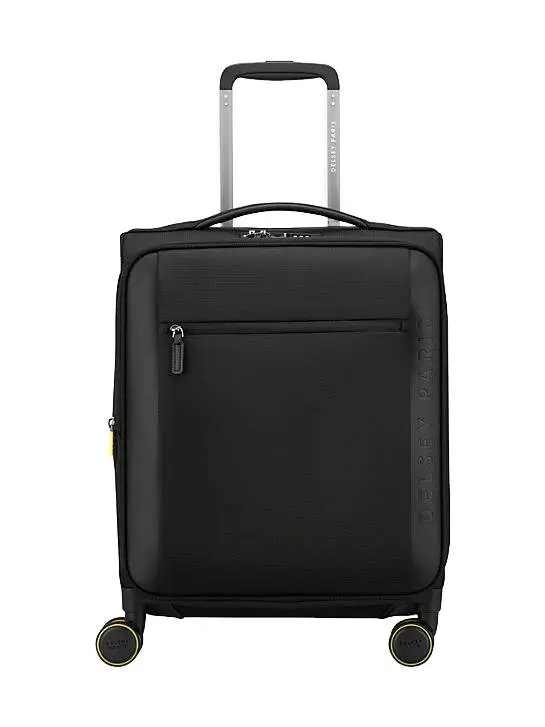 DELSEY Expandable Double-wheel Suitcase 55cm - Black