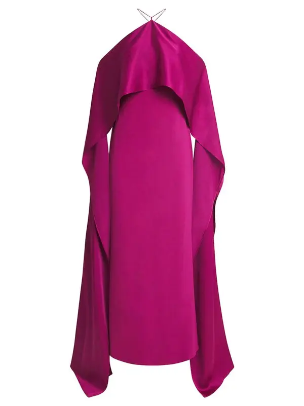 TALLER MARMO Halterneck Nan Maxi Dress - Pink